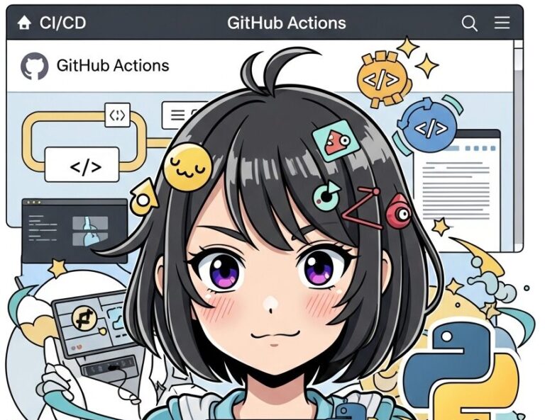 【CI/CD入門】GitHub ActionsでPythonコードの自動テストとデプロイをやってみよう - あっと寝てく？