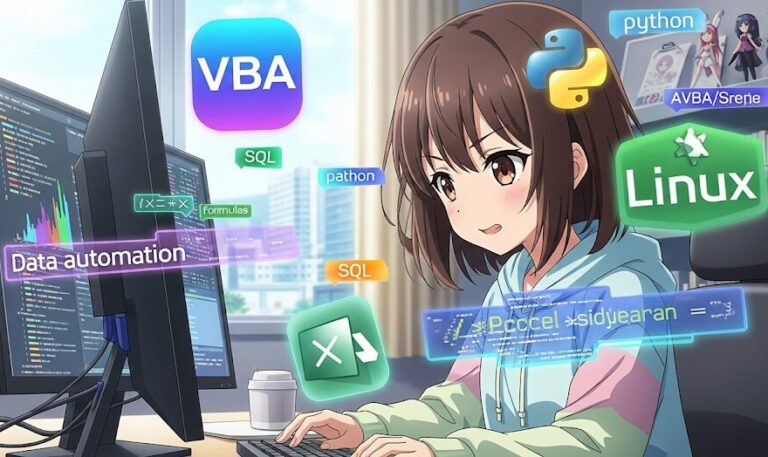 VBAとLinuxサーバーを連携させてデータ処理を自動化する - あっと寝てく？